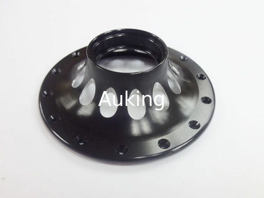 China Brass / Titanium CNC Milling Service CNC Bicycle Parts With Black Anodized distributor