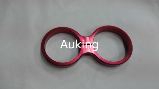 China Customized Red Anodized Precision CNC Milling Machine Parts / Aluminium Auto Parts distributor