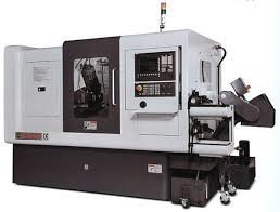 Single Column CNC Automatic Lathe Vertical Type 380V Longitudinal Cross Feeds