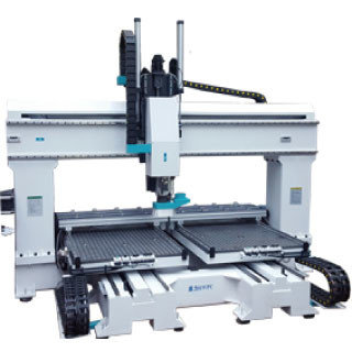 High Speed Milling Machine , Gantry Milling Machine Multi Head Furniture Cutting