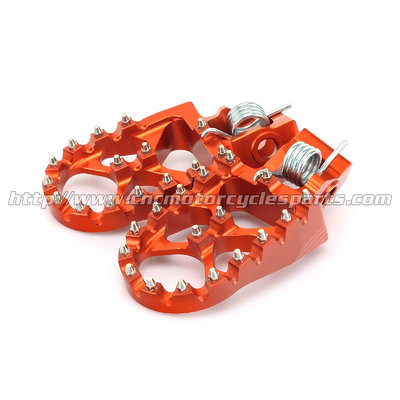 High Quality Wide CNC Aluminum Passenger Foot Pegs For Dirt Bike