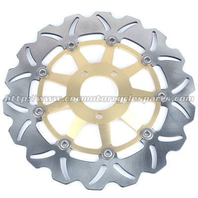 Left Right Motorcycle Brake Parts Wheel Rotor Kawasaki ZXR 400 750 310mm Aluminum