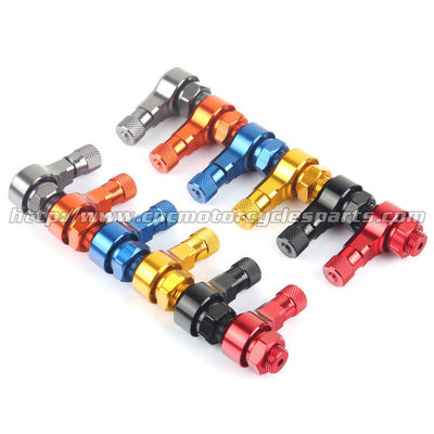 Motorcycle Spare Parts Universal CNC Aluminum Tire Valve Stem 90 Degree