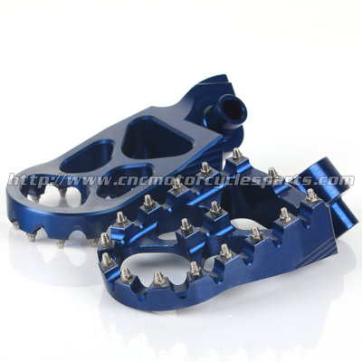 CNC Milled Dirt Bike Foot Pegs With Removable And Replaceable Teeth