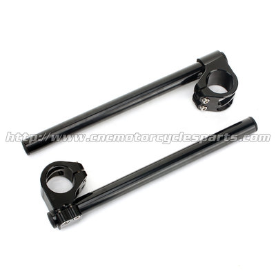 Motorcycle Aluminum Custom Adjustable Clip On Handlebars CNC Machined