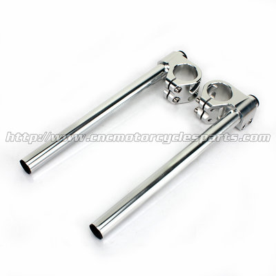 Motorcycle Aluminum Custom Adjustable Clip On Handlebars CNC Machined