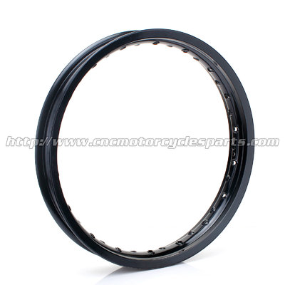 Aluminum Alloy Motocross Wheel Rims , 17/18/19 Inch Black Dirt Bike Rims