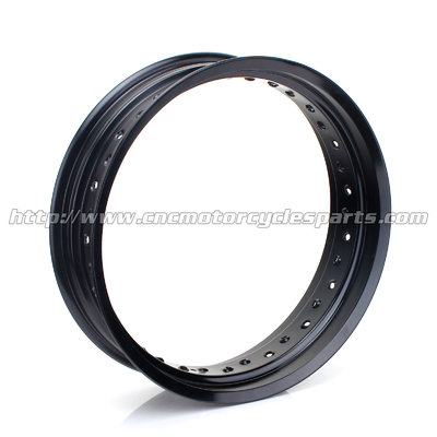 Aluminum Alloy Motocross Wheel Rims , 17/18/19 Inch Black Dirt Bike Rims