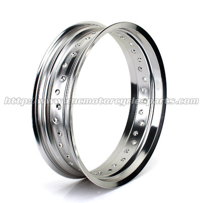 Aluminum Alloy Motocross Wheel Rims , 17/18/19 Inch Black Dirt Bike Rims