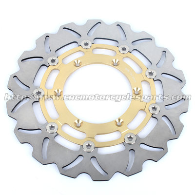 DRZ400SM Motorcycle Brake Disc Discs SUZUKI CNC Anodized Black Gold 310mm
