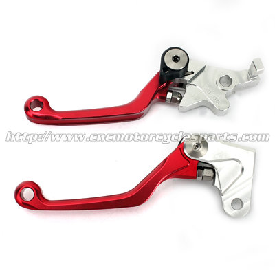 3 Finger CNC Anodized Motorcycle Brake Clutch Lever For Honda CR125R CR250R CRF 250 450
