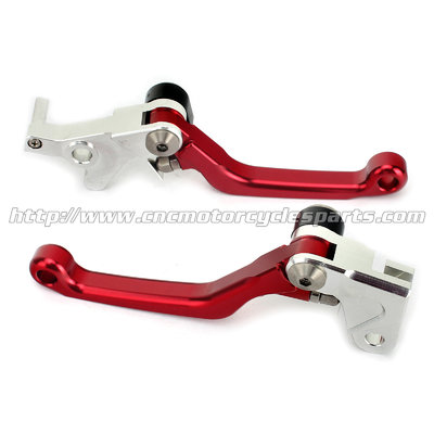 3 Finger CNC Anodized Motorcycle Brake Clutch Lever For Honda CR125R CR250R CRF 250 450