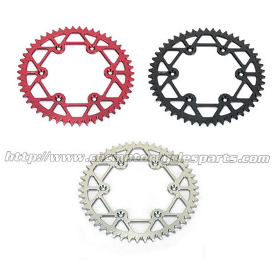 Aluminium Alloy 7075 RM125 Dirt Bike Chain Sprocket Gearing
