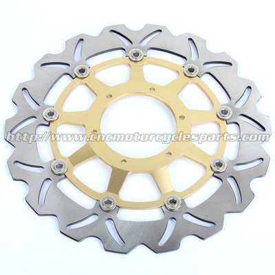 Durable Motorcycle Brake Disc Heat Treatment With Color Anodized