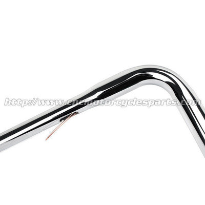 High Performance Chrome 17 Inch Stainless Steel Riser Handlebar For Harley Davidson Parts