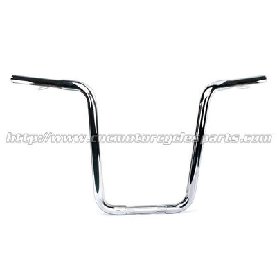 High Performance Chrome 17 Inch Stainless Steel Riser Handlebar For Harley Davidson Parts