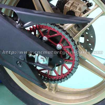 CNC Billet Anodized Finish Dirt Bike Sprockets Yamaha R15 Motorbike Rear Sprocket