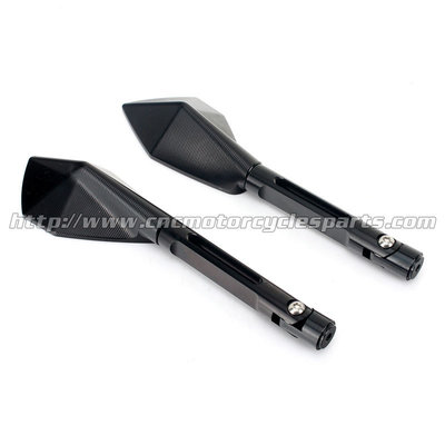 CNC Billet Motorcycle Rear View Mirrors / Clip On Rear View Mirror 6061 Aluminum