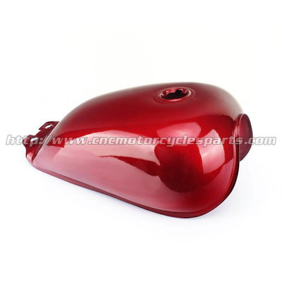 Wear Resistance Cafe Racer Parts Custom Fuel Tank With Classic Red