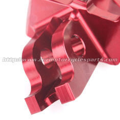 Aluminum Alloy Wide Dirt Bike Foot Pegs With Stainless Steel Sharp Teeth For Honda