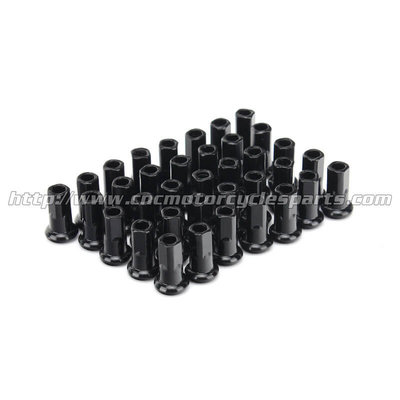 Universal Aluminium Alloy Dirt Bike Parts Wheel Colored Spoke Nipples