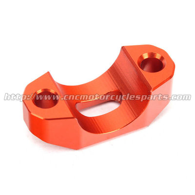 Orange Silver Dirt Bike Parts Brake Clutch Control Clamp KTM Aluminum Alloy 6061