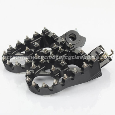 Motorcycle Parts Dirt Bike Foot Pegs With Optional Standard Grip Teeth Set