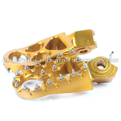 Motorcycle Parts Dirt Bike Foot Pegs With Optional Standard Grip Teeth Set