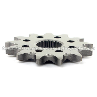 Heat Treatment Motorcycle Front Sprocket With Safety Strength Necessary