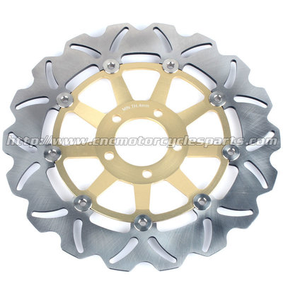 Left Right Motorcycle Brake Parts Wheel Rotor Kawasaki ZXR 400 750 310mm Aluminum