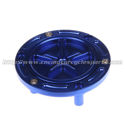 DAYTONA 675 Motorcycle Gas Caps / Fuel Cap Cover 6 Holes CNC Anodized