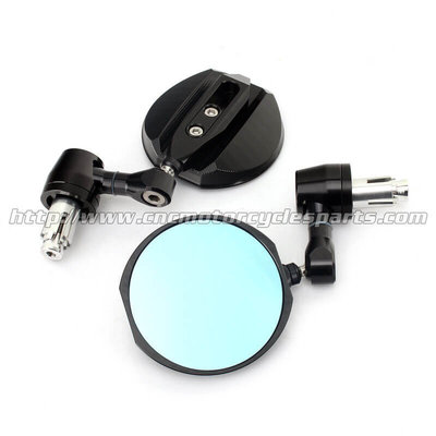 CNC Aluminum Motorcycle Rear View Mirrors / Handle Bar End Mirror 2 X 10mm / 2 X 8mm Bolts