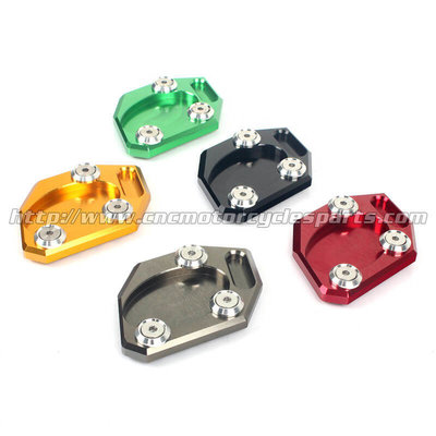 Kickstand Pad Motorcycle Spare Parts Alumiunm Alloy CNC Billet Custom Made