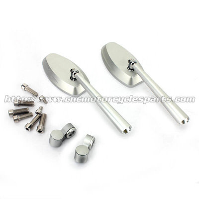 Motorbike Spare Parts Motorcycle Side View Mirrors With Swivel Design