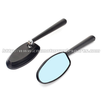 Motorbike Spare Parts Motorcycle Side View Mirrors With Swivel Design
