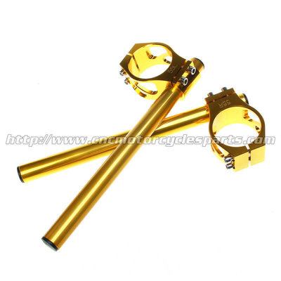 55mm CNC Adjustable Clip On Motorcycle With Usual / Split Type