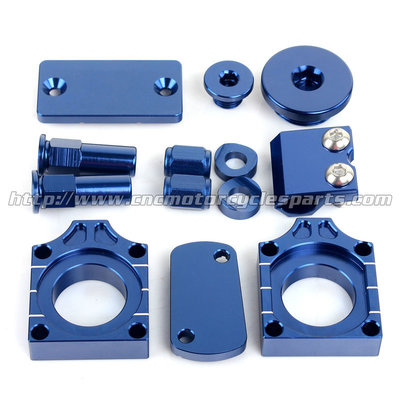 Aluminum Alloy MX Bling Kit Gold Blue For Motocross Bikes Suzuki RMZ 250 450