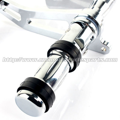 High Strength Motorcycle Rear Sets / Adjustable Rear Sets Motorcycle Electroplating Forward Controls