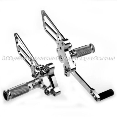 CNC Aluminum Alloy Motorcycle Rear Sets , Motorcycle Replacement Parts