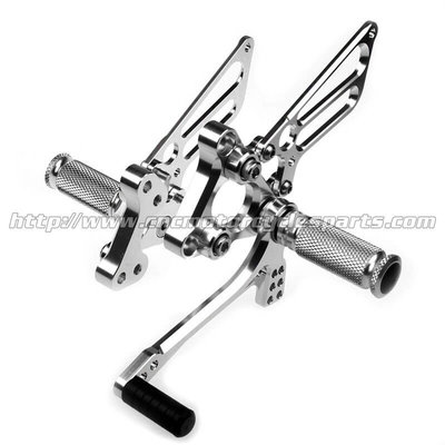 CNC Aluminum Alloy Motorcycle Rear Sets , Motorcycle Replacement Parts
