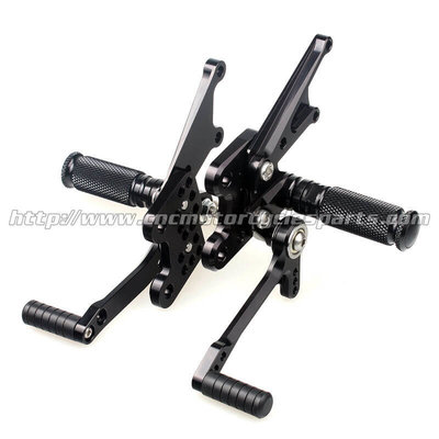 Adjustable Motorcycle Rear Sets CNC Aluminum Parts For Kawasaki