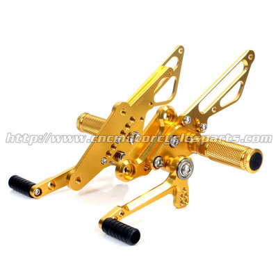 CNC Milling Aluminum Motorcycle Rear Sets Moyorcycle Footrests For Street Bike