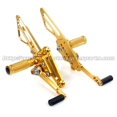 CNC Milling Aluminum Motorcycle Rear Sets Moyorcycle Footrests For Street Bike