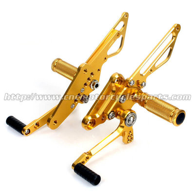 CNC Milling Aluminum Motorcycle Rear Sets Moyorcycle Footrests For Street Bike