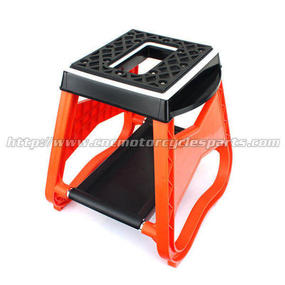 Red Universal Dirt Bike Parts Racer Stand Plastic Steel