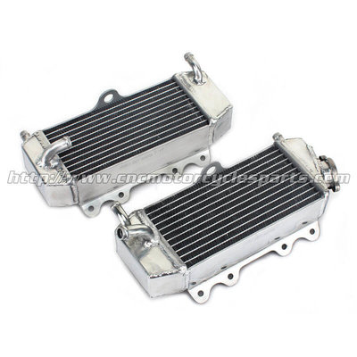 Heat Resistance Custom Motorcycle Radiator / Dirt Bike Aluminum Radiator Engine Cooling System