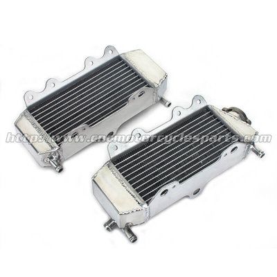 Heat Resistance Custom Motorcycle Radiator / Dirt Bike Aluminum Radiator Engine Cooling System