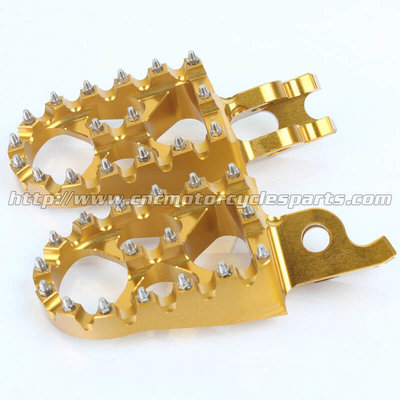 CNC Billet Machining Dirt Bike Foot Pegs , Adjustable Foot Pegs Motocross