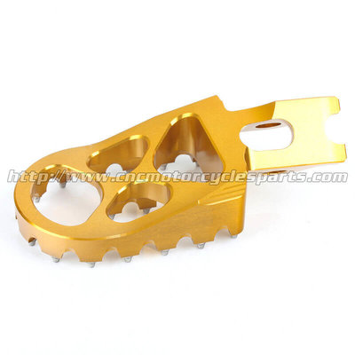 CNC Parts Wide Foot Pegs Dirt Bike With Hardened Steel Resist Wear