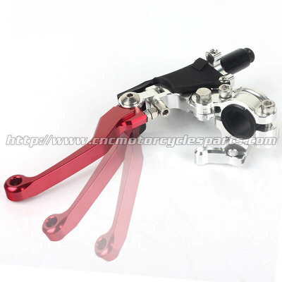 4 Fingers Motorcycle Brake Clutch Lever Dirt Bike Clutch Shorty Levers CR 125 / 250R for Honda